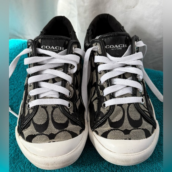 Coach | Shoes | Coach New York Frances Women Signature C Logo Lace Up ...